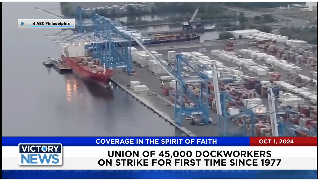 Victory News 11 a.m. CT | October 1, 2024 - Union of 45,000 Dockworkers ...