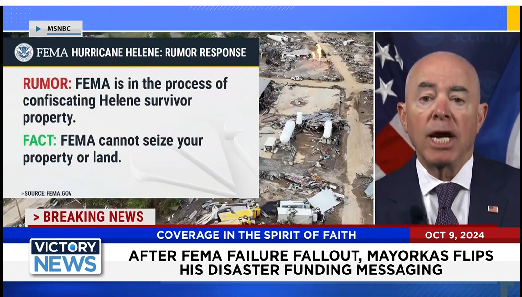 Victory News 11 a.m. CT | October 9, 2024 - After FEMA Failure Fallout ...