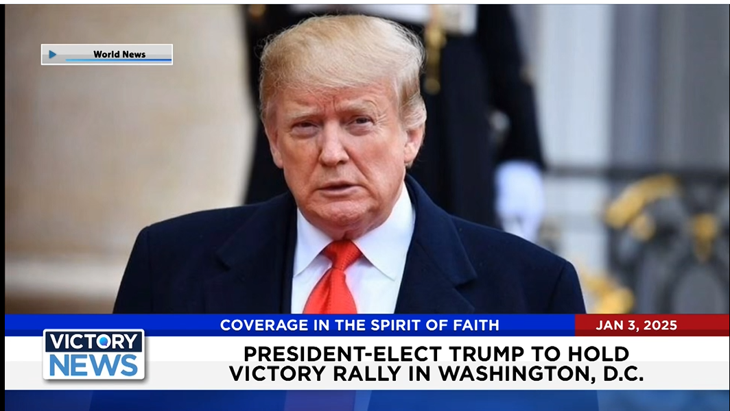 Victory News 11 a.m. CT | January 3, 2025 - President-Elect Trump to ...