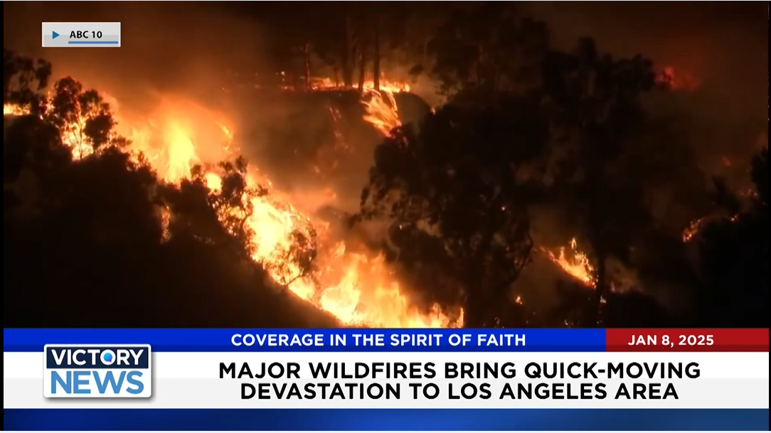 Victory News 11 a.m. CT | January 8, 2025 - Major Wildfires Bring Quick ...